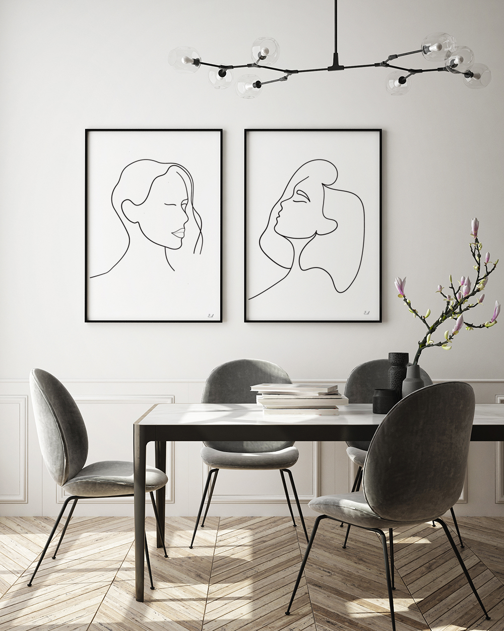 LIN white - רדימייד - חנות אונליין לעיצוב הבית