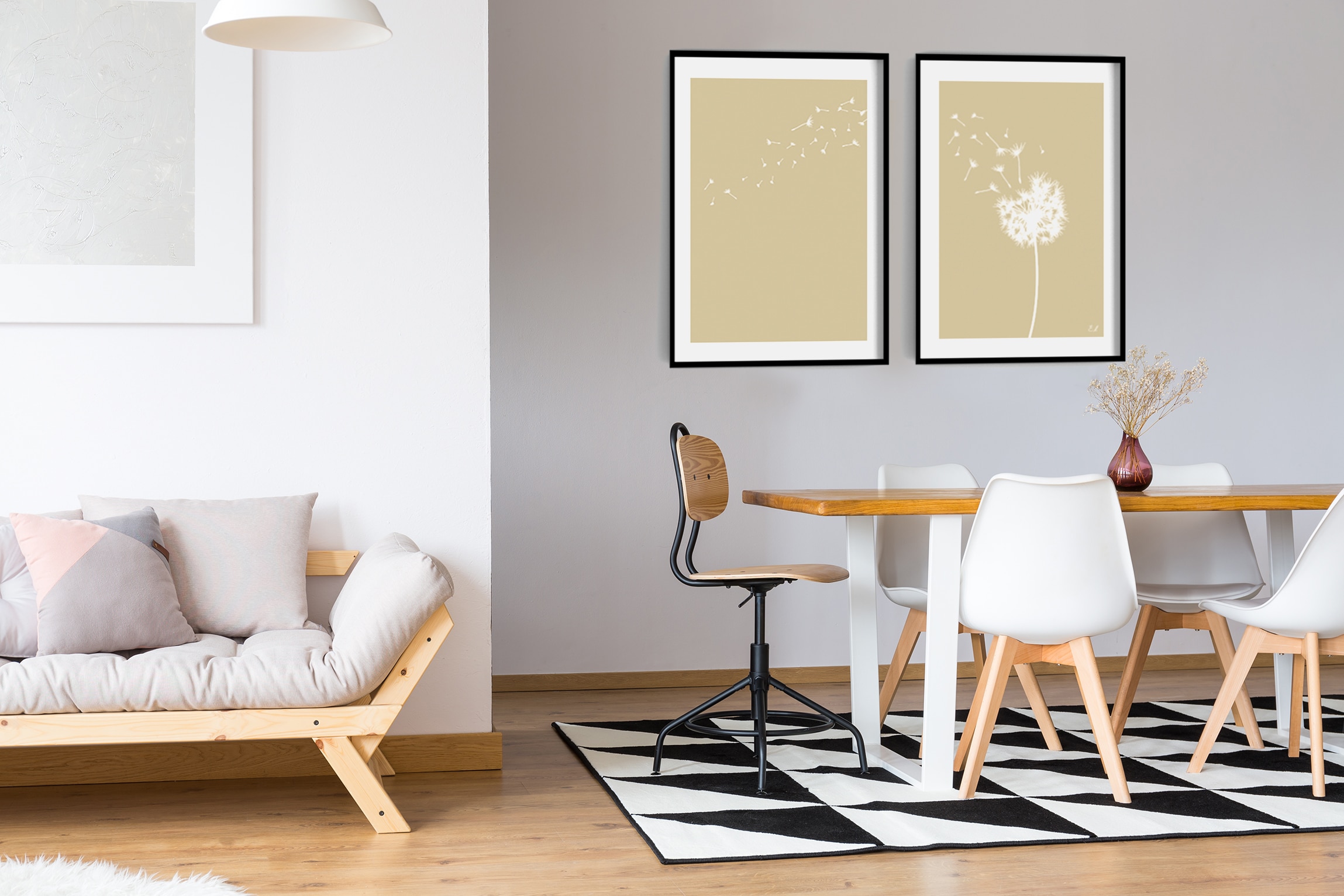 DANDELION SET mustard - רדימייד - חנות אונליין לעיצוב הבית